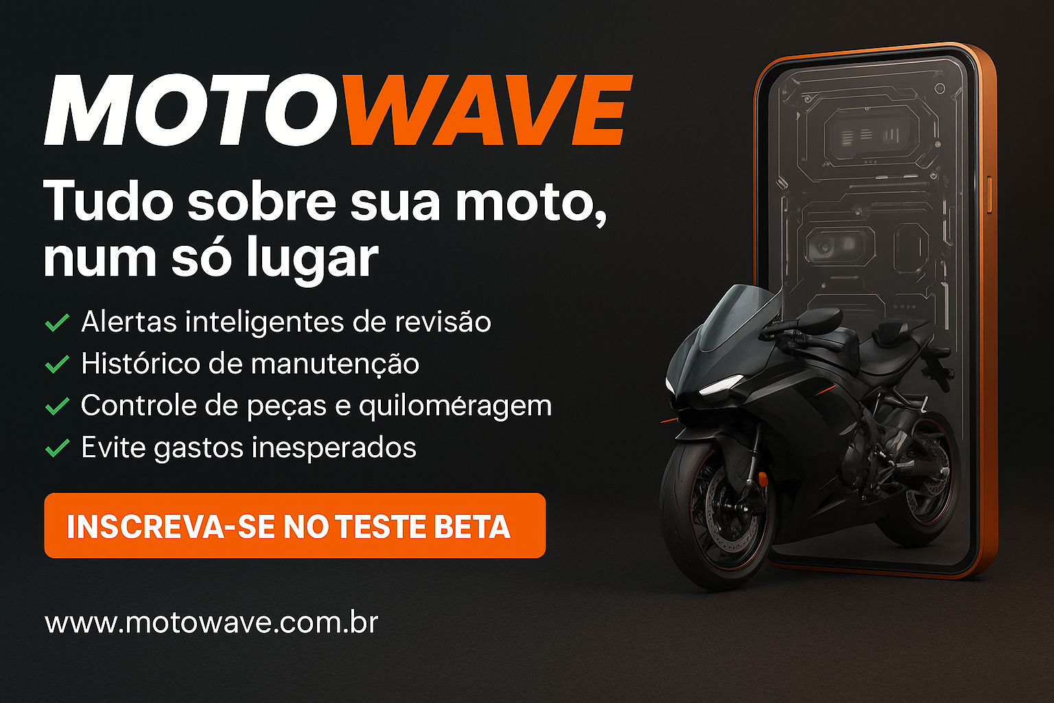 MotoWave | App de Manutenção de Motos